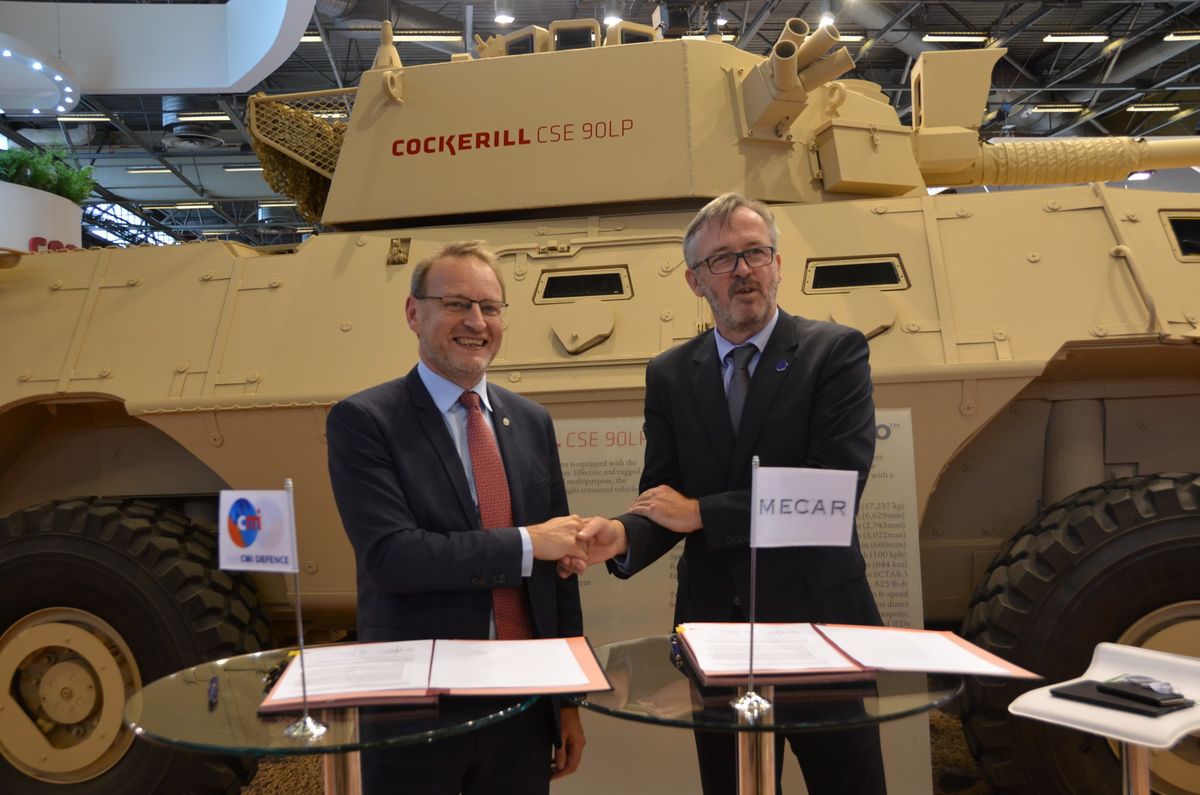 CMI Defence and Mecar sign a teaming agreement regarding ammunition ...
