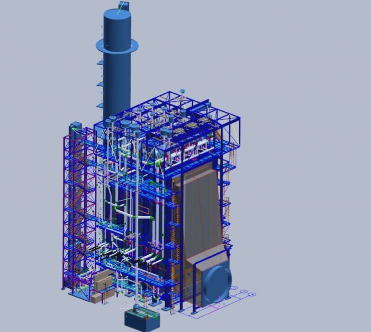 A heat recovery boiler for the Keppel Sakra cogeneration plant (Singapore)