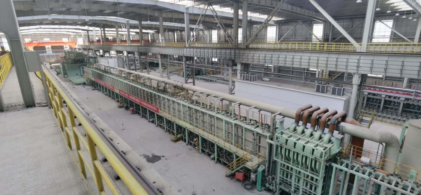 A new plate pickling line supplied and commissioned by John Cockerill