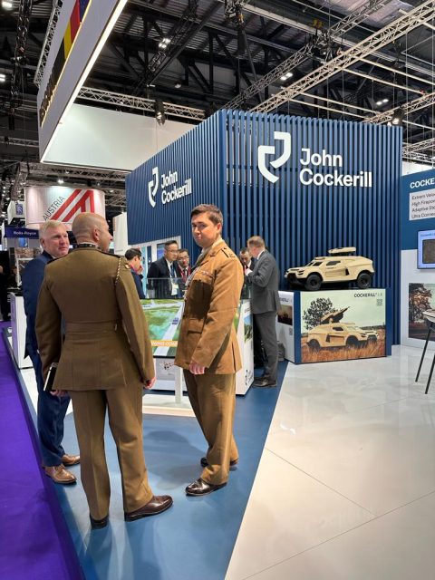 John Cockerill presents its Cockerill i-X and innovative turrets at DSEI
