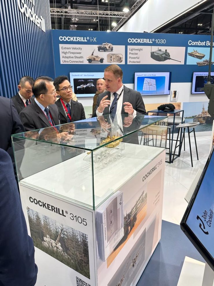 John Cockerill presents its Cockerill i-X and innovative turrets at DSEI