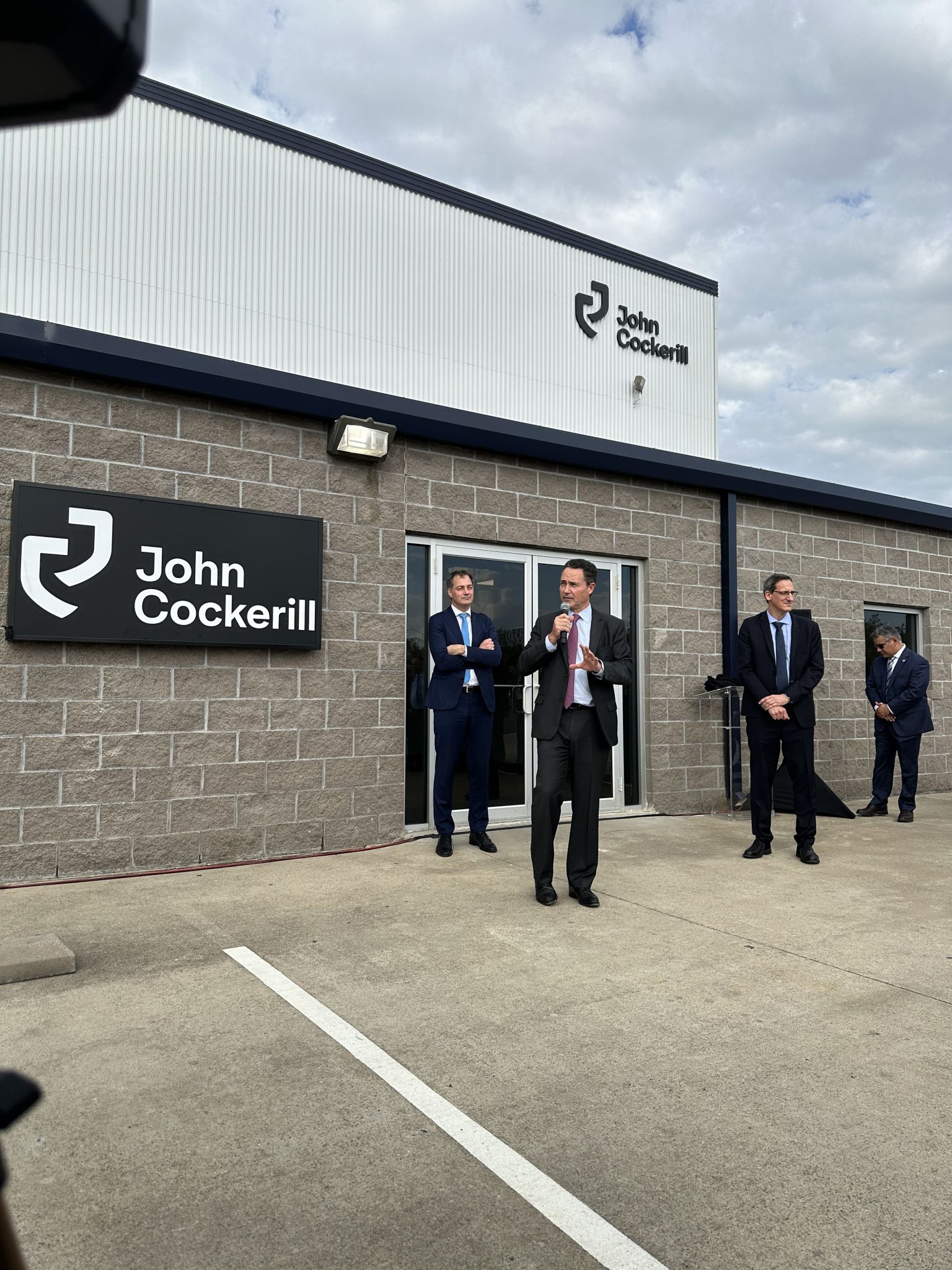 Groundbreaking of John Cockerill's first US gigafactory in Houston