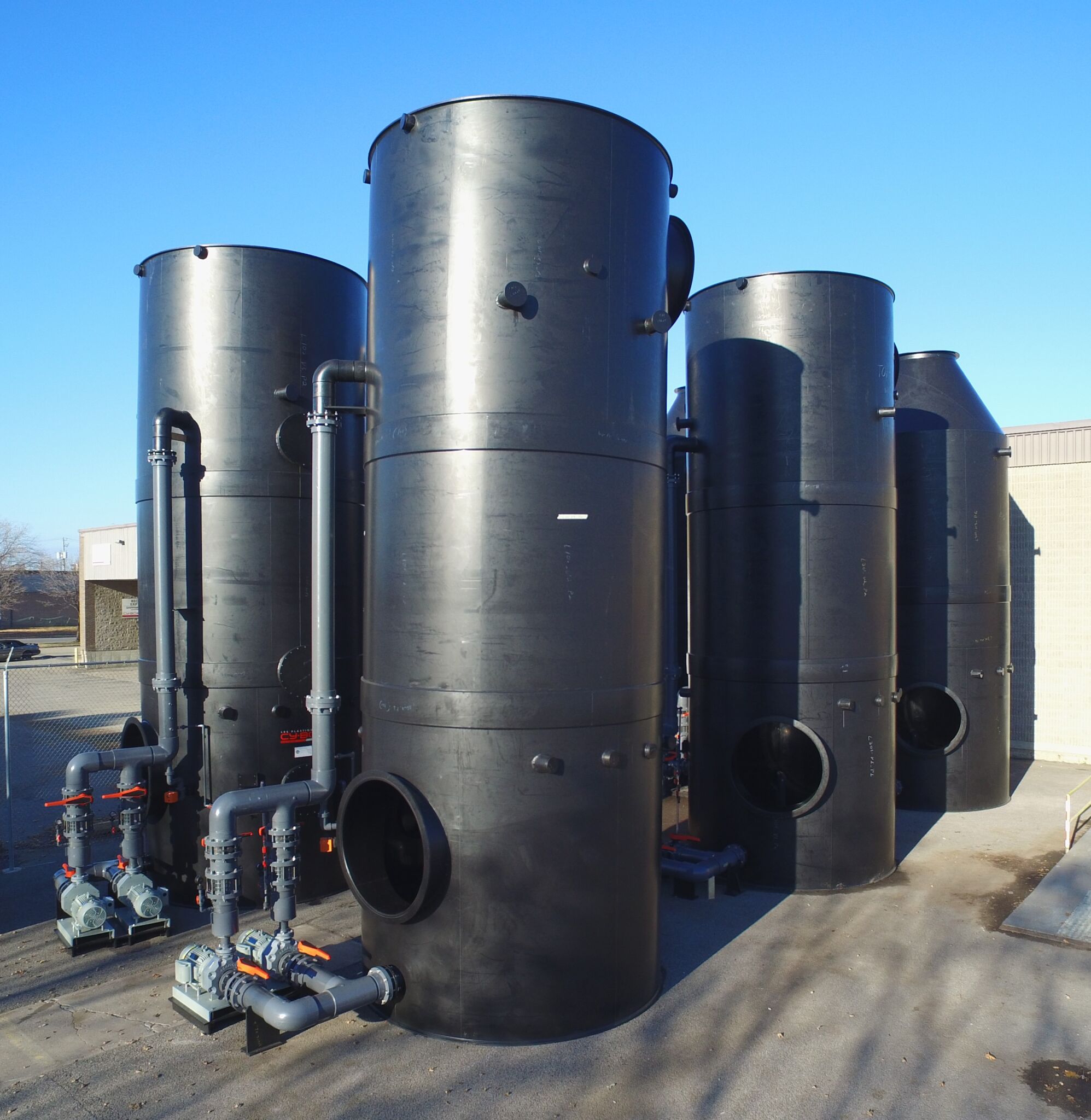 Air treatment system for lithium battery production in North America