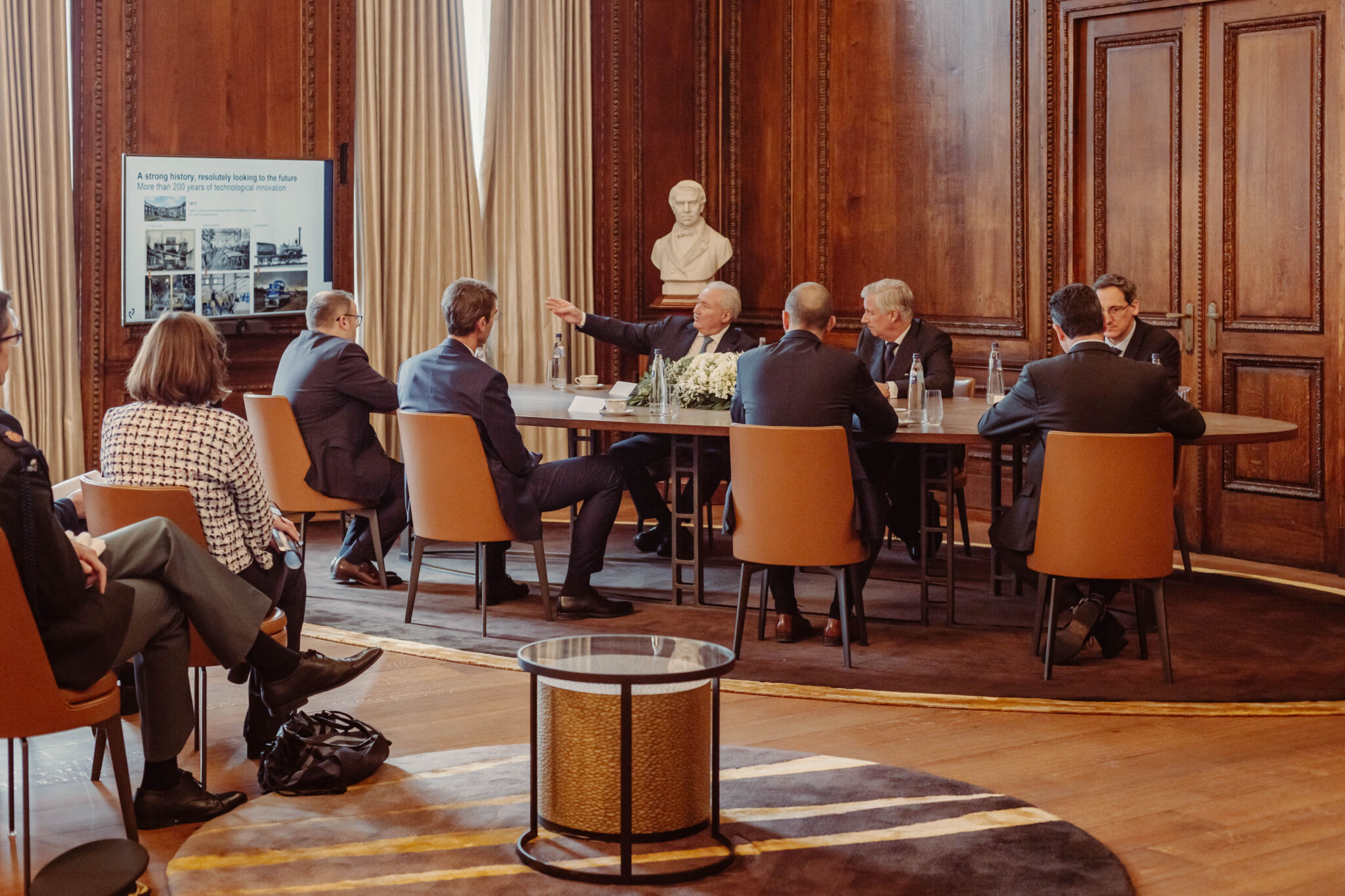 John Cockerill welcomed His Majesty King Philippe of Belgium to ...