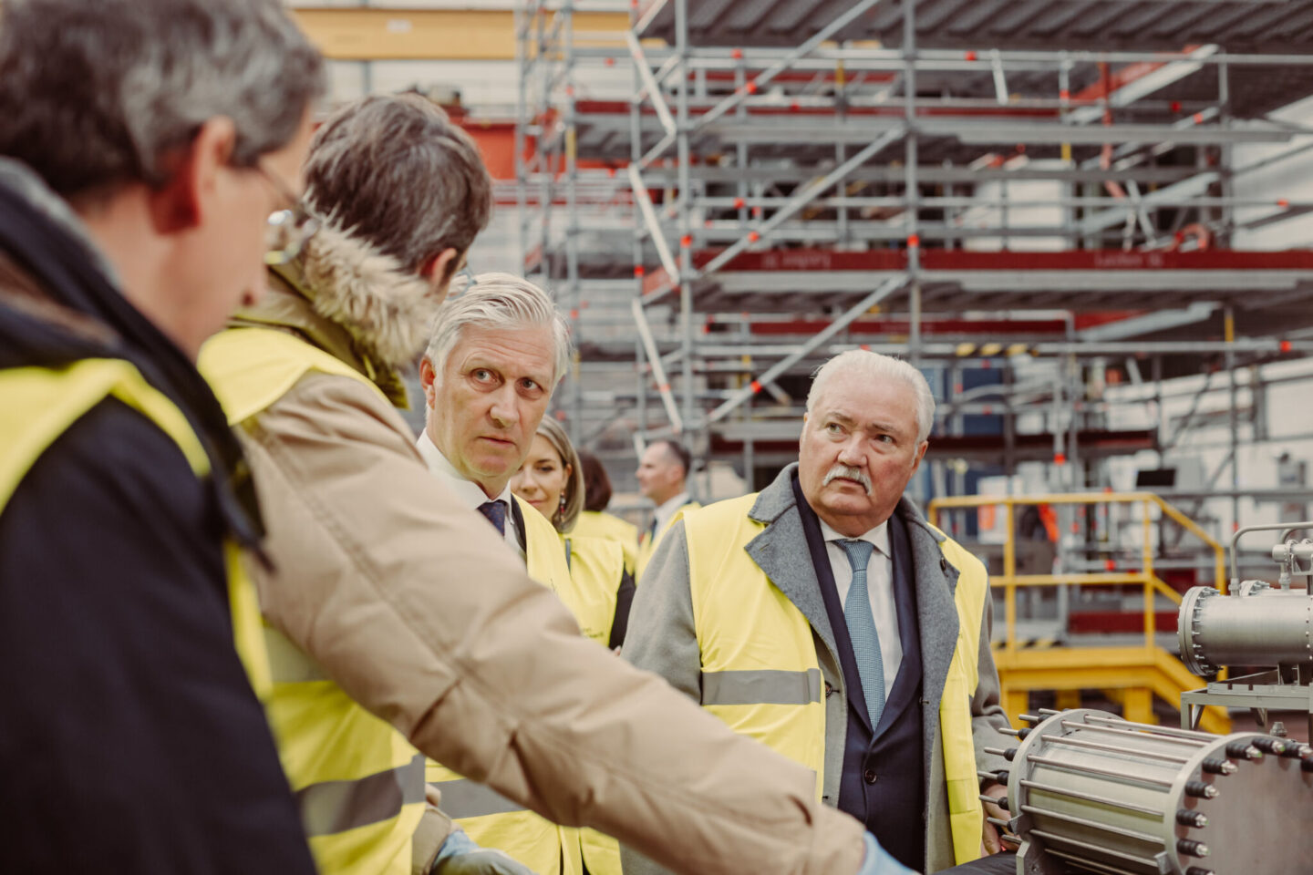 John Cockerill welcomed His Majesty King Philippe of Belgium to ...