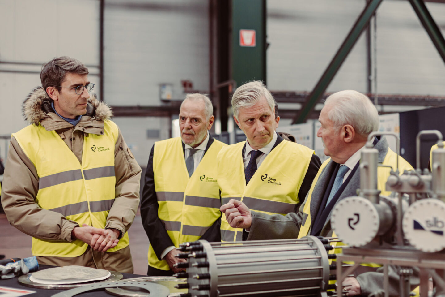 John Cockerill welcomed His Majesty King Philippe of Belgium to ...