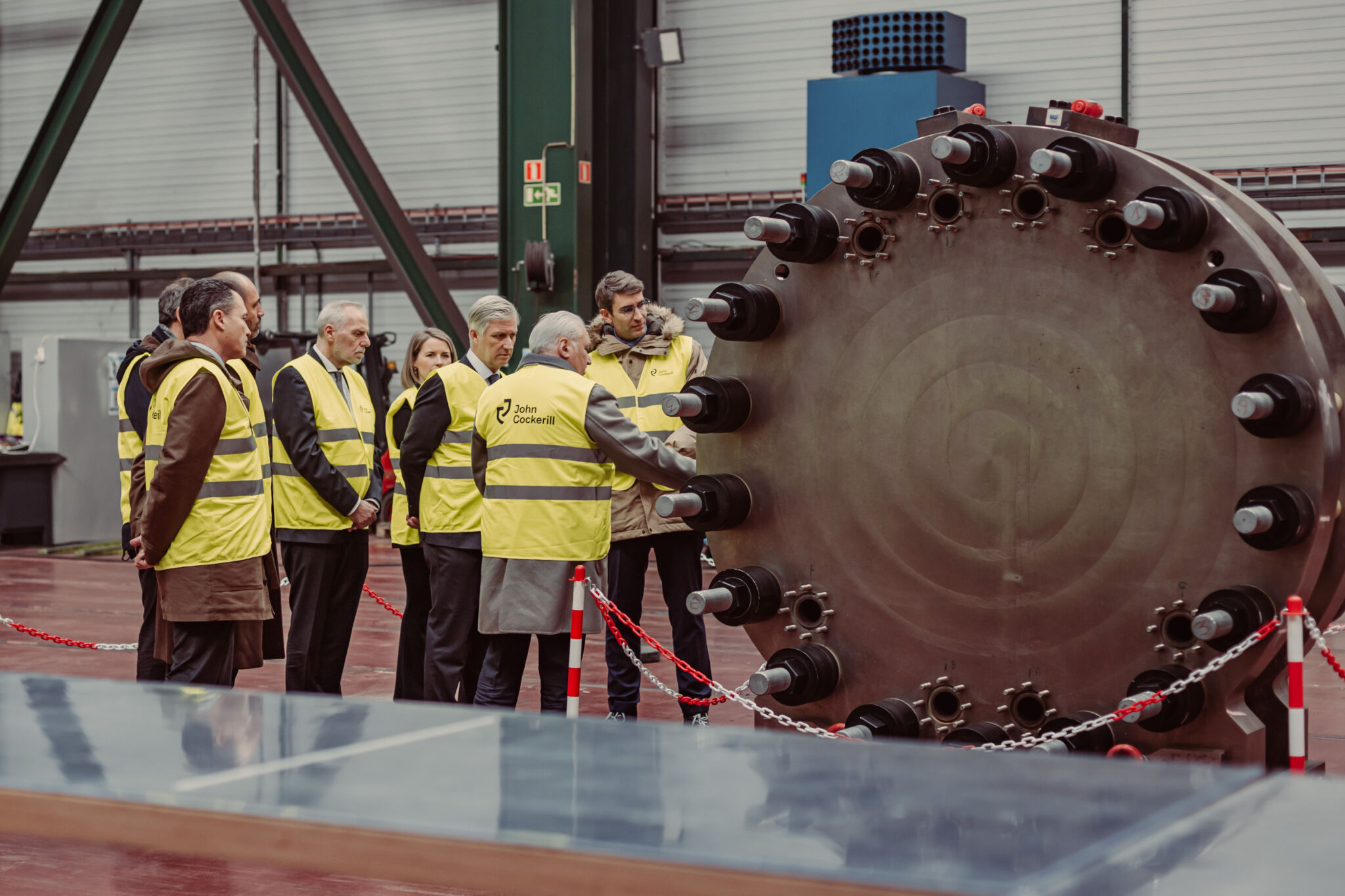 John Cockerill welcomed His Majesty King Philippe of Belgium to ...