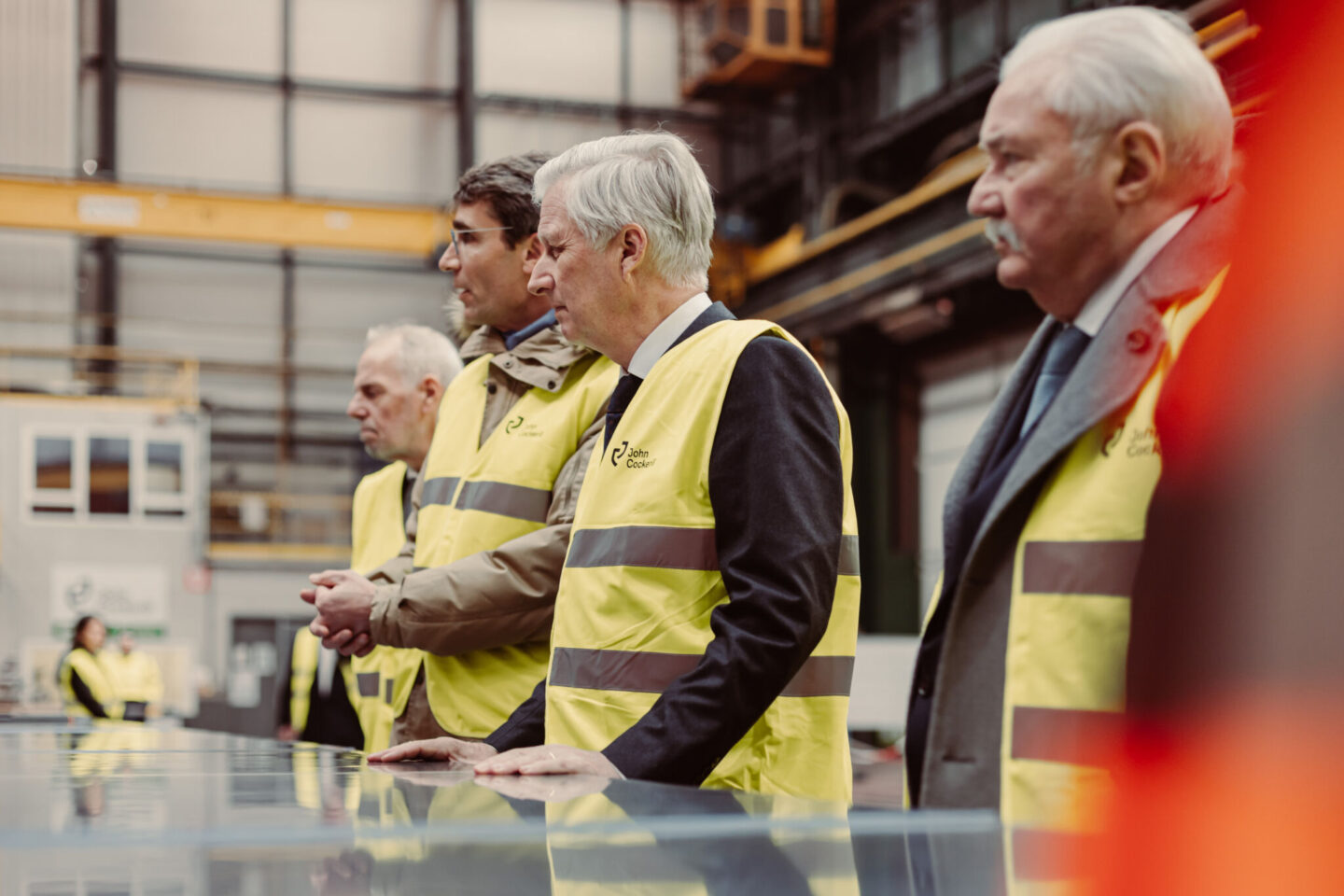 John Cockerill welcomed His Majesty King Philippe of Belgium to ...