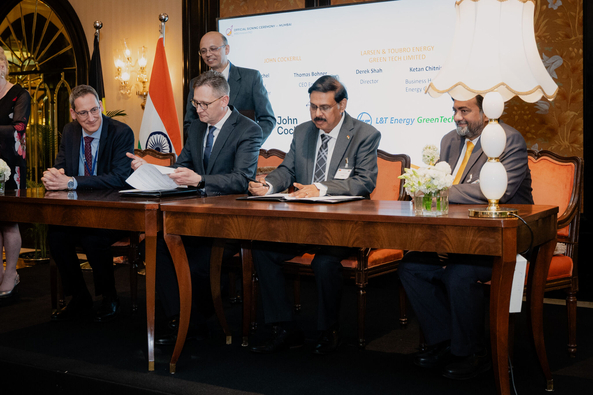 L&T and John Cockerill signed a MoU to explore various technologies in ...