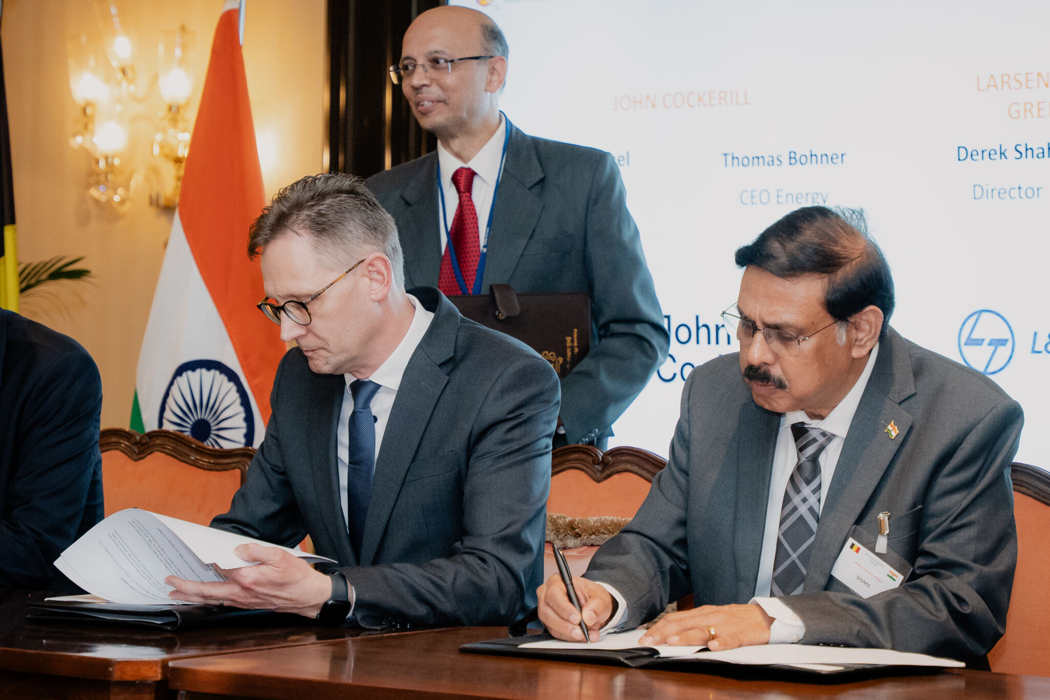 L&T and John Cockerill signed a MoU to explore various technologies in ...