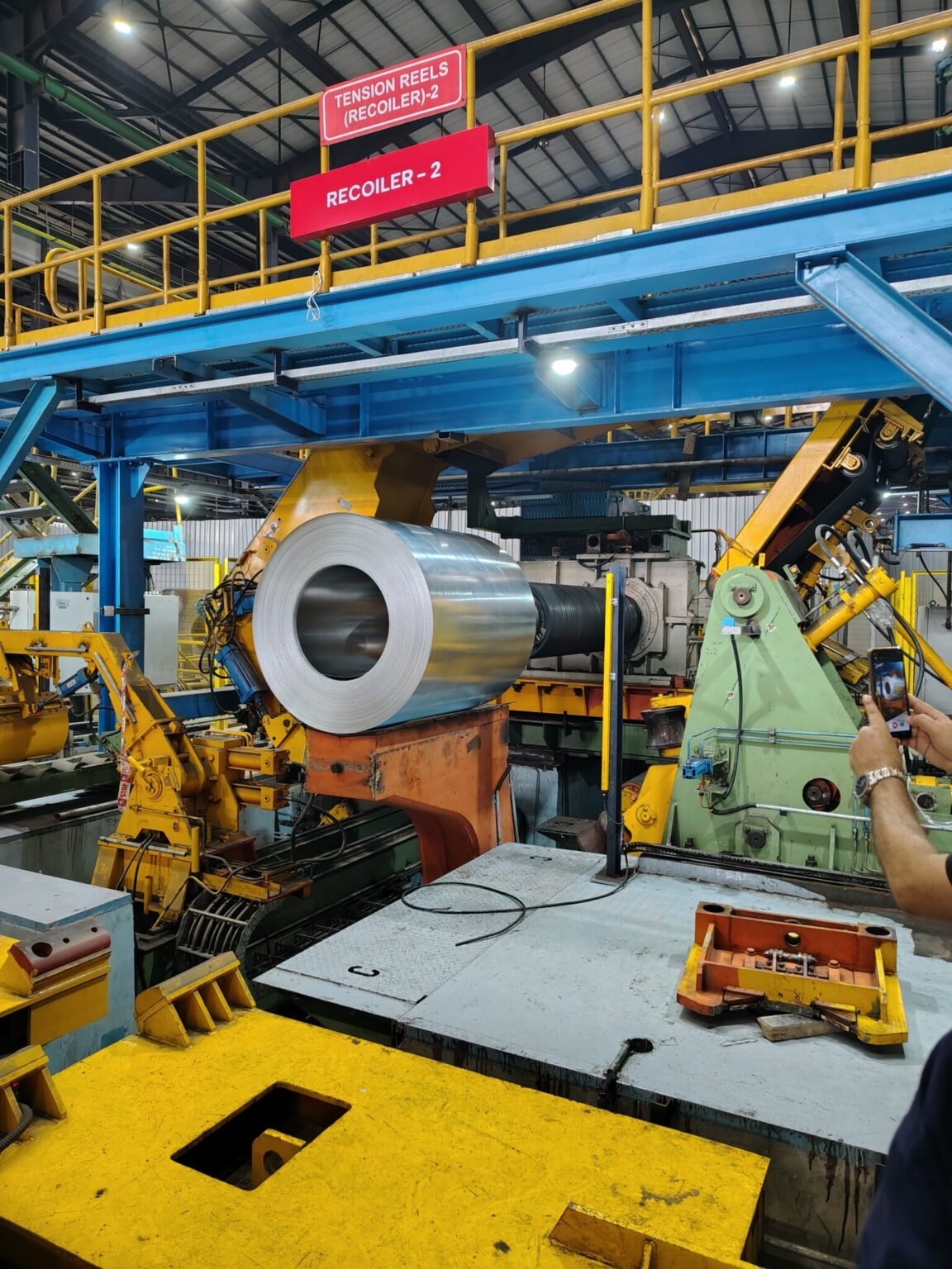 First coil produced on the Continuous Galvanizing Line at ArcelorMittal ...