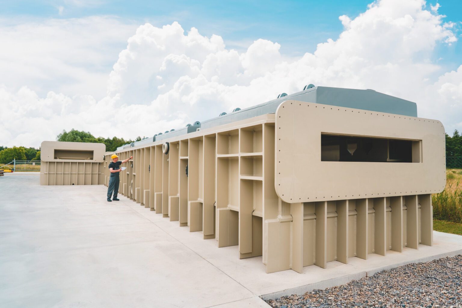 Oversized Plastic Pickling Tanks for a major player in the steel ...