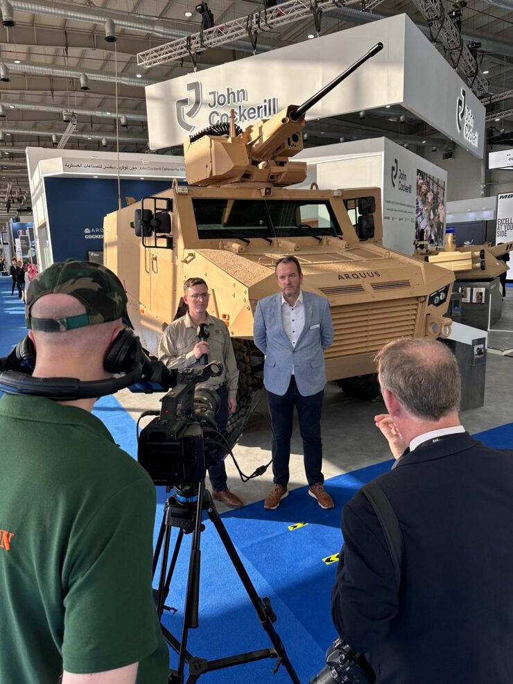 John Cockerill at World Defense Show 2026 in Saudi Arabia